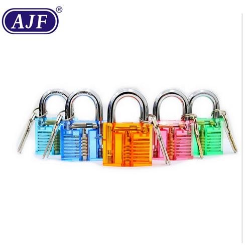 AJF Colorful Padlock Pick Visible Lock Transparent Cutaway Inside View ...